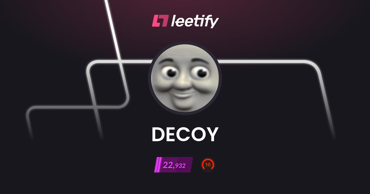 DECOY - CS2 Stats and Player Profile - Leetify