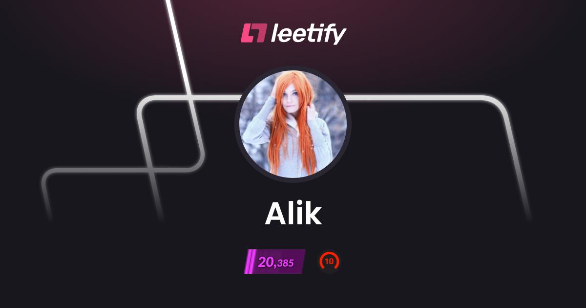 Alik - CS2 Stats and Player Profile - Leetify