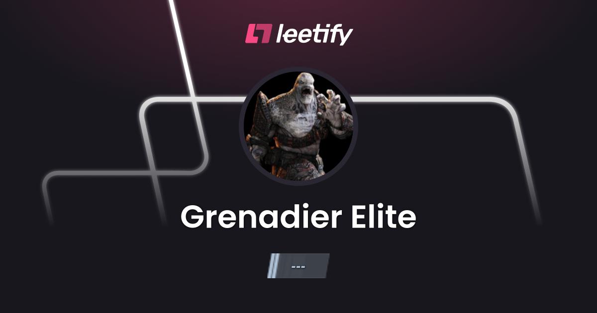 Grenadier Elite - CS2 Stats and Player Profile - Leetify