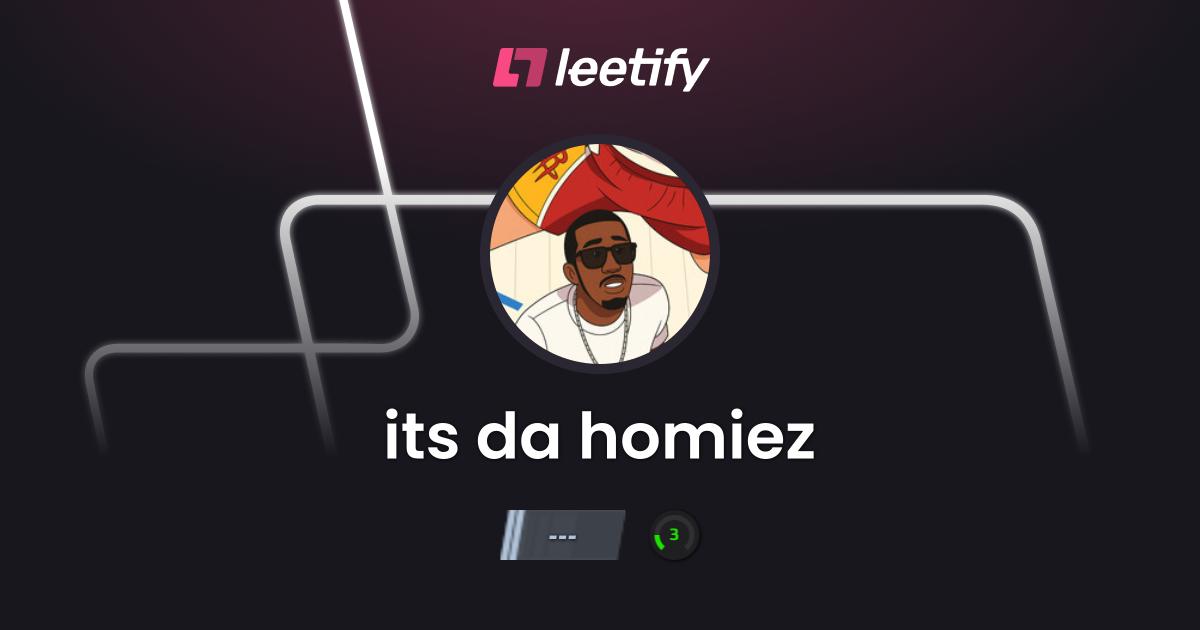 its da homiez - CS2 Stats and Player Profile - Leetify