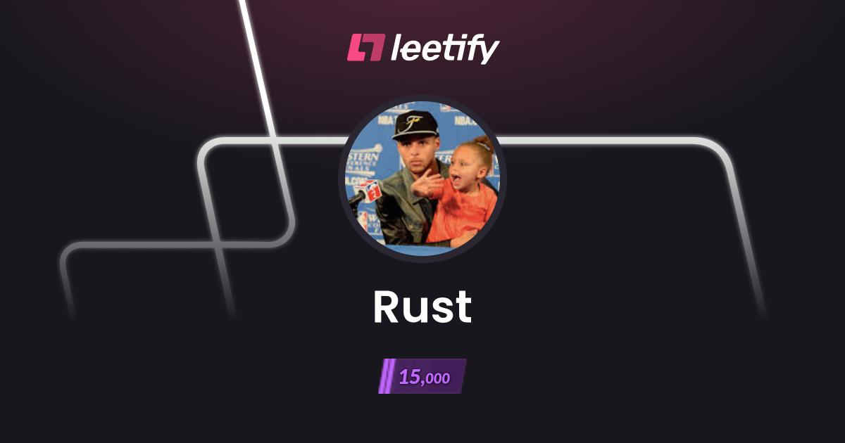 Rust - CS2 Stats and Player Profile - Leetify