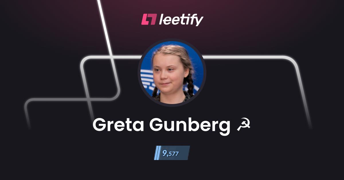Greta Gunberg ☭ - CS2 Stats and Player Profile - Leetify