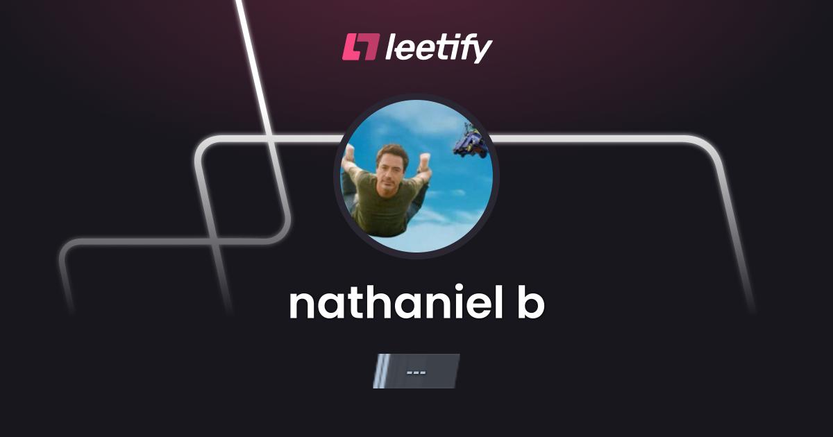 nathaniel b - CS2 Stats and Player Profile - Leetify