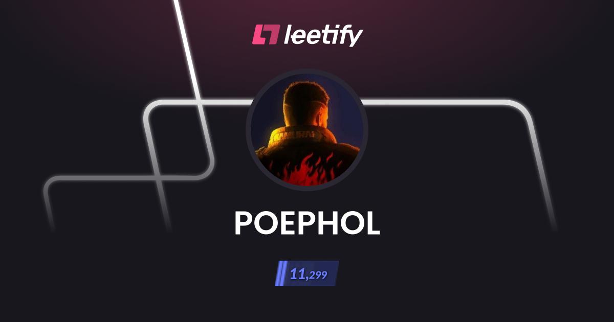 POEPHOL - CS2 Stats and Player Profile - Leetify