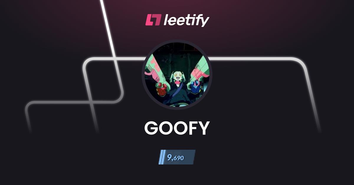 GOOFY - CS2 Stats and Player Profile - Leetify