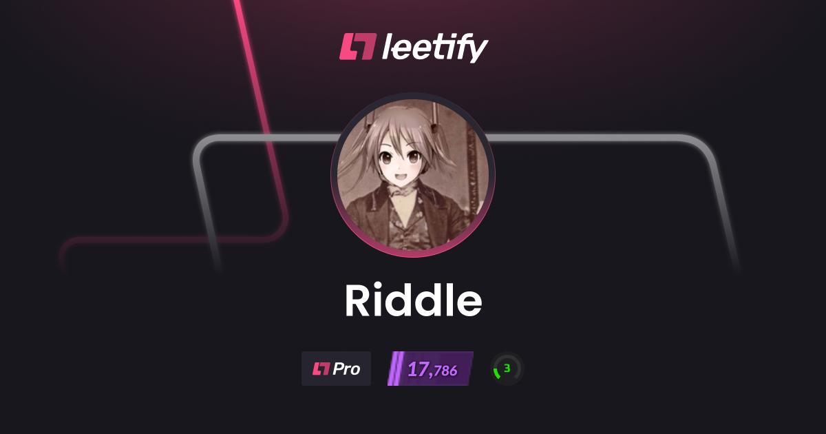 Riddle - CS2 Stats and Player Profile - Leetify