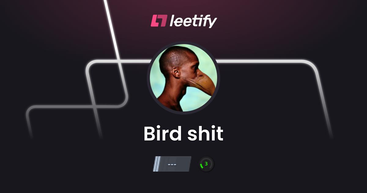 Bird shit - CS2 Stats and Player Profile - Leetify
