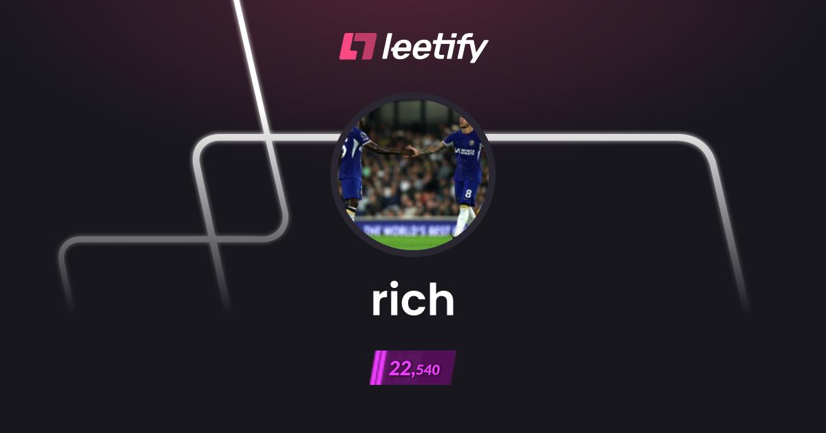 rich - CS2 Stats and Player Profile - Leetify