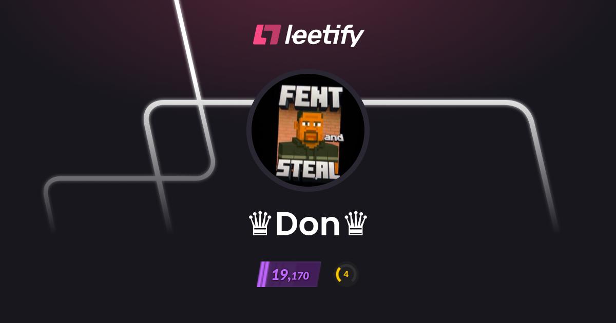 ♛Don♛ - CS2 Stats and Player Profile - Leetify