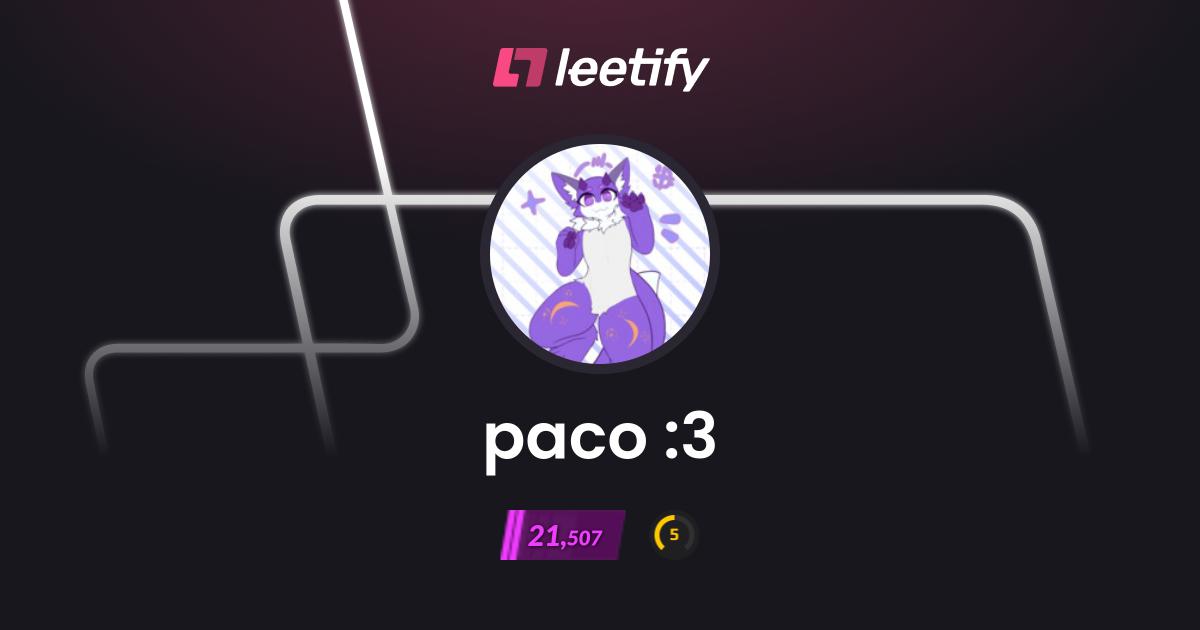 paco :3 - CS2 Stats and Player Profile - Leetify