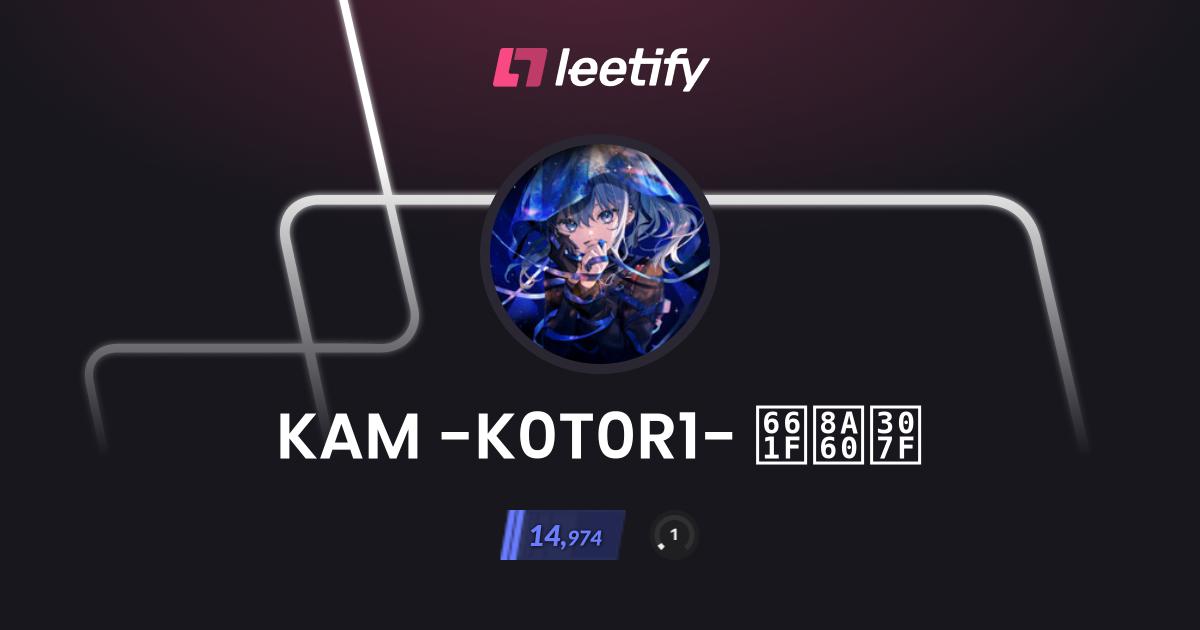 KAM -K0T0R1- 星詠み - CS2 Stats and Player Profile - Leetify