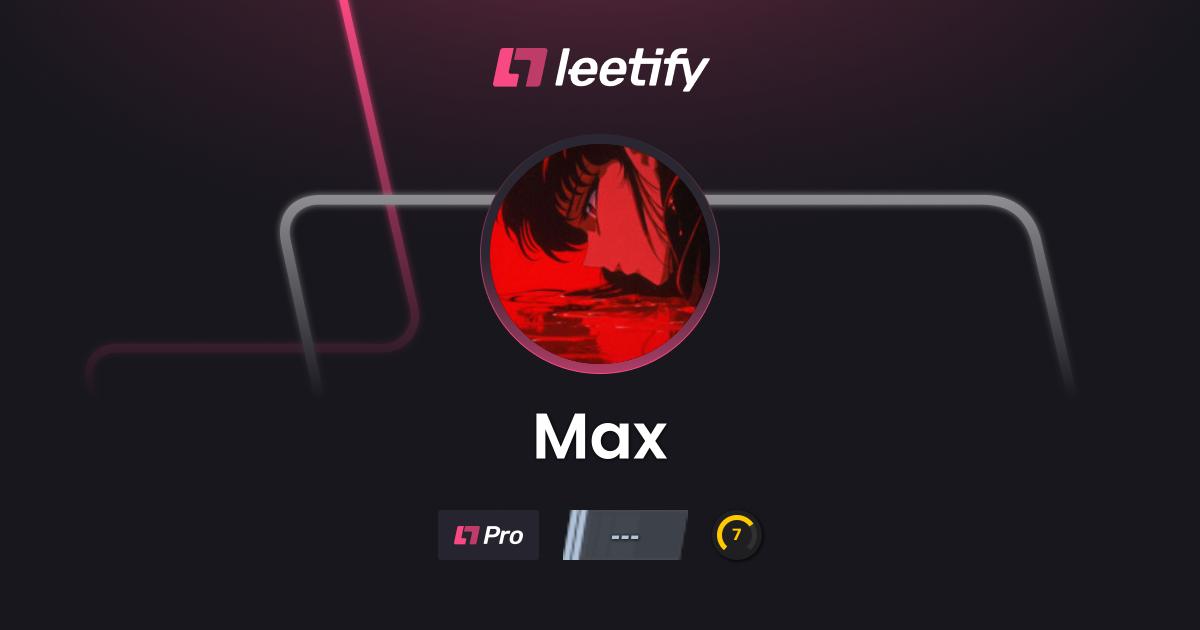 Max - CS2 Stats and Player Profile - Leetify