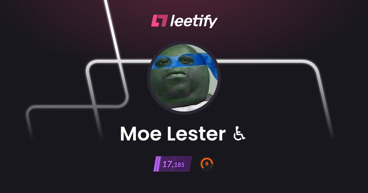 Moe Lester ♿ - CS2 Stats and Player Profile - Leetify