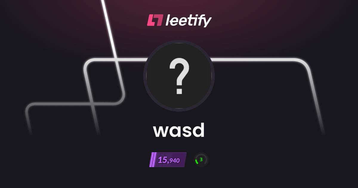 wasd - CS2 Stats and Player Profile - Leetify