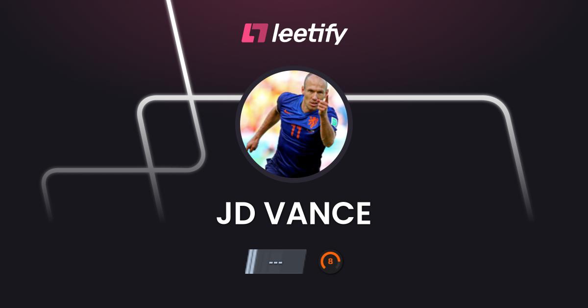 JD VANCE - CS2 Stats and Player Profile - Leetify
