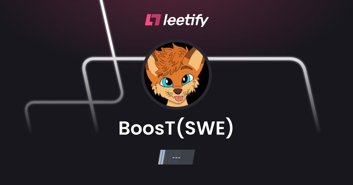 BoosT(SWE) - CS2 Stats and Player Profile - Leetify