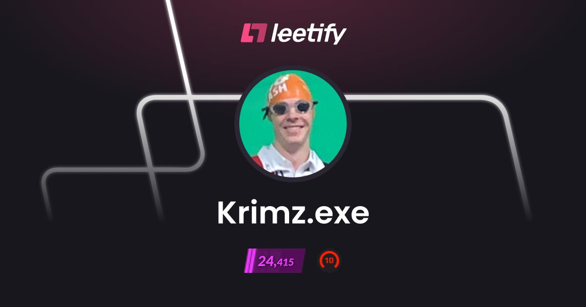Krimz.exe - CS2 Stats and Player Profile - Leetify