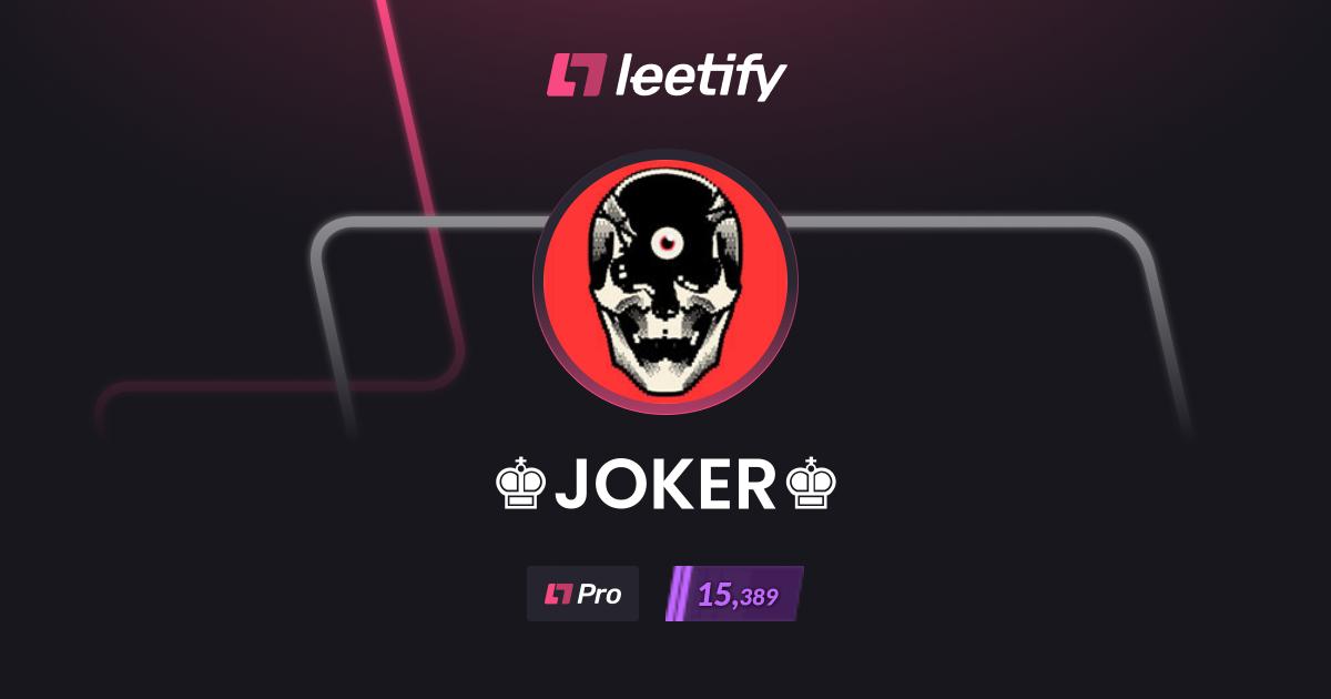 ♚JOKER♚ - CS2 Stats and Player Profile - Leetify