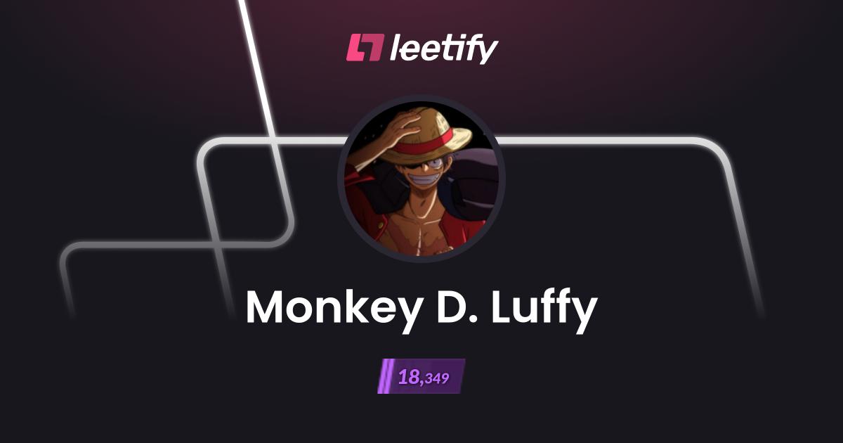 Monkey D. Luffy - CS2 Stats and Player Profile - Leetify