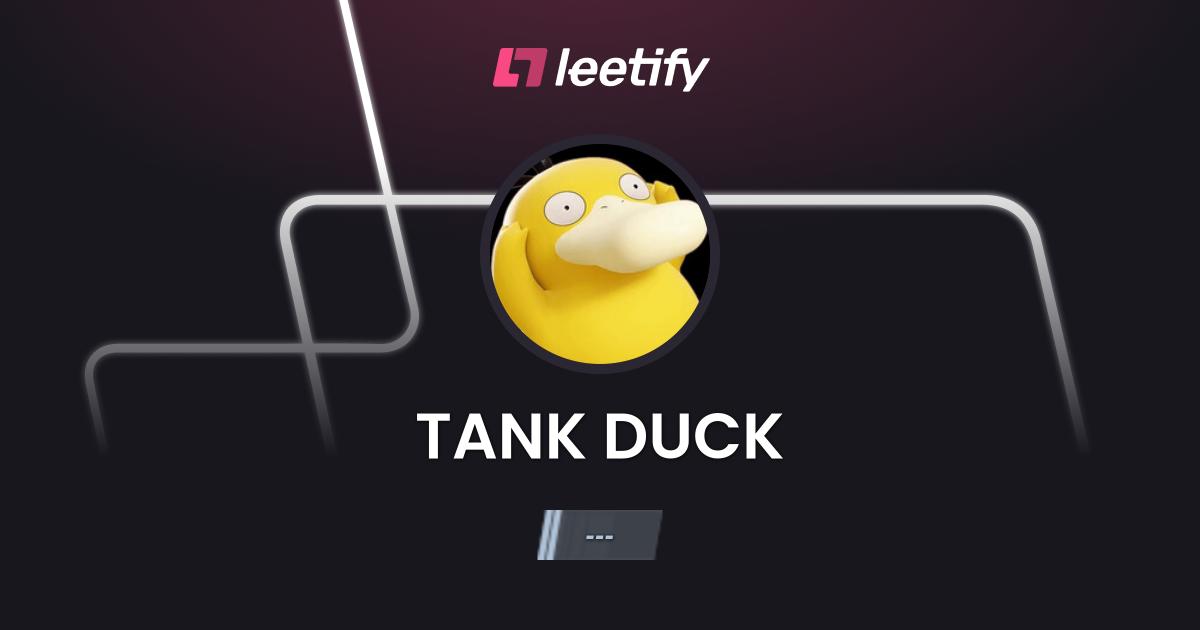 TANK DUCK - CS2 Stats and Player Profile - Leetify