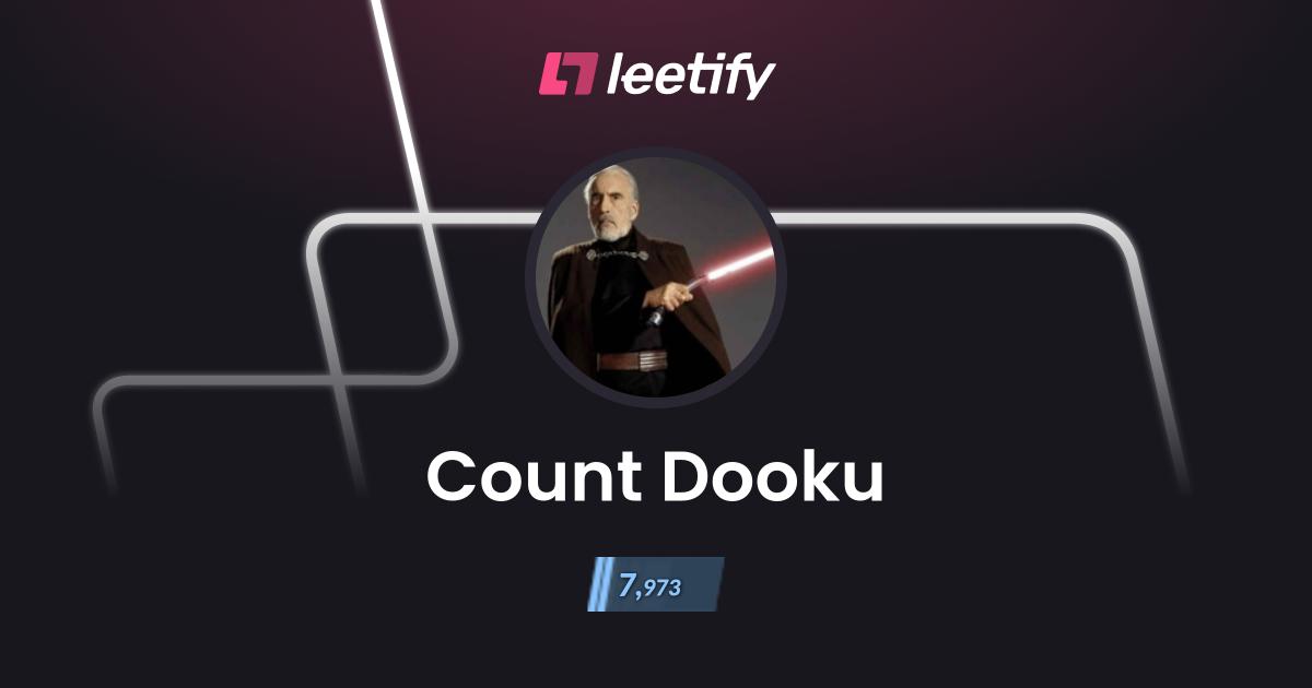 Count Dooku - CS2 Stats and Player Profile - Leetify