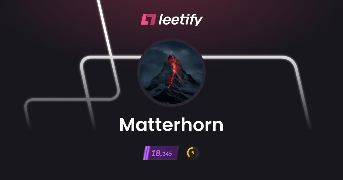 Matterhorn - CS2 Stats and Player Profile - Leetify
