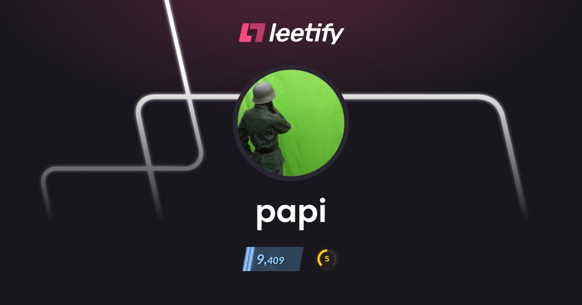 papi - CS2 Stats and Player Profile - Leetify