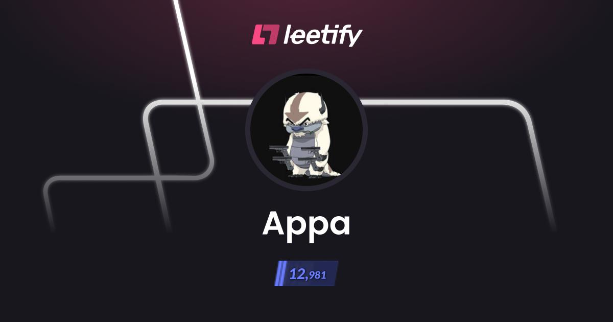 Appa - CS2 Stats and Player Profile - Leetify