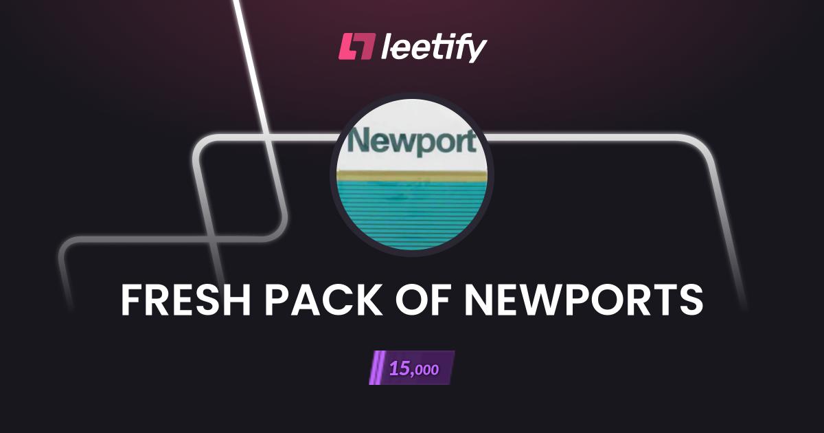 FRESH PACK OF NEWPORTS - CS2 Stats and Player Profile - Leetify