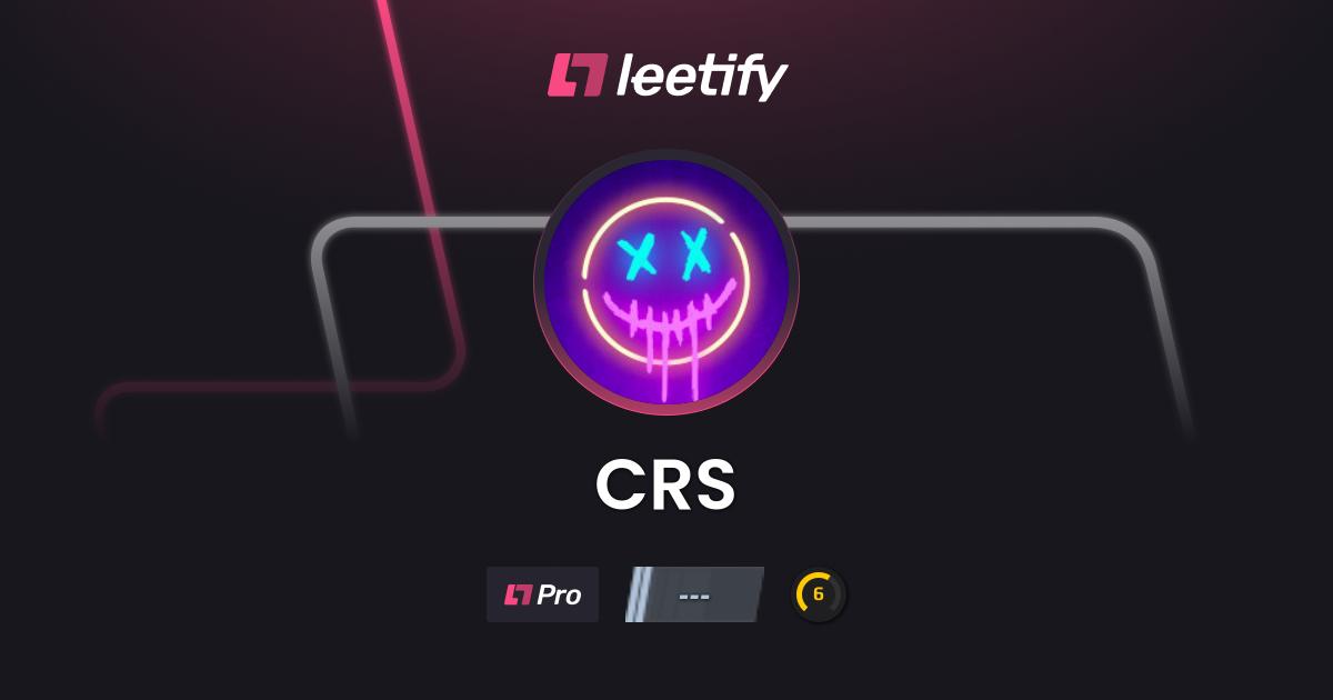 CRS - CS2 Stats and Player Profile - Leetify