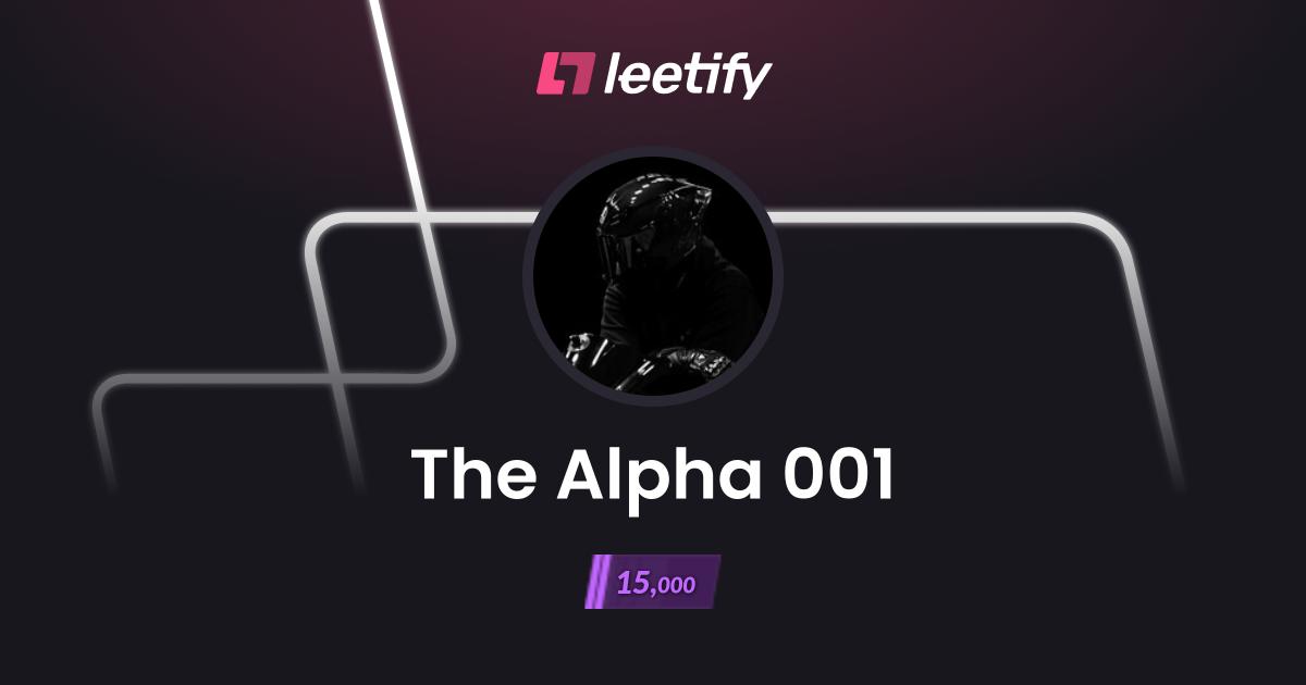 The Alpha 001 - CS2 Stats and Player Profile - Leetify