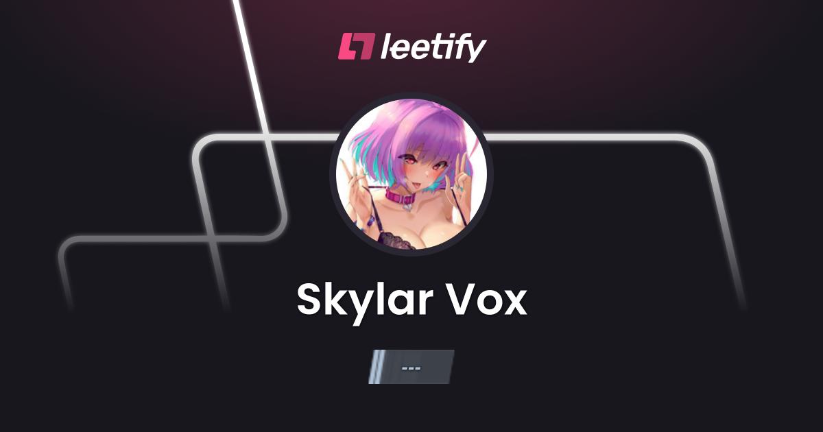 Skylar Vox - CS2 Stats and Player Profile - Leetify