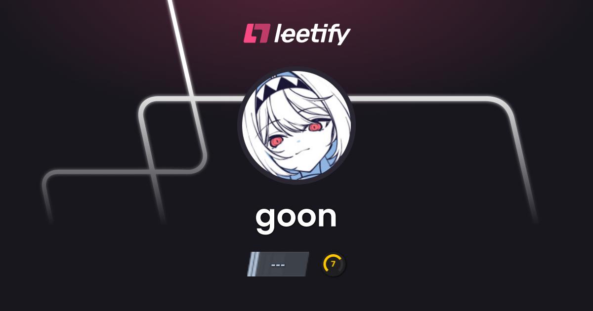 goon - CS2 Stats and Player Profile - Leetify
