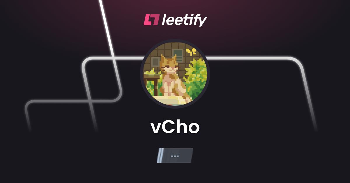 vCho - CS2 Stats and Player Profile - Leetify