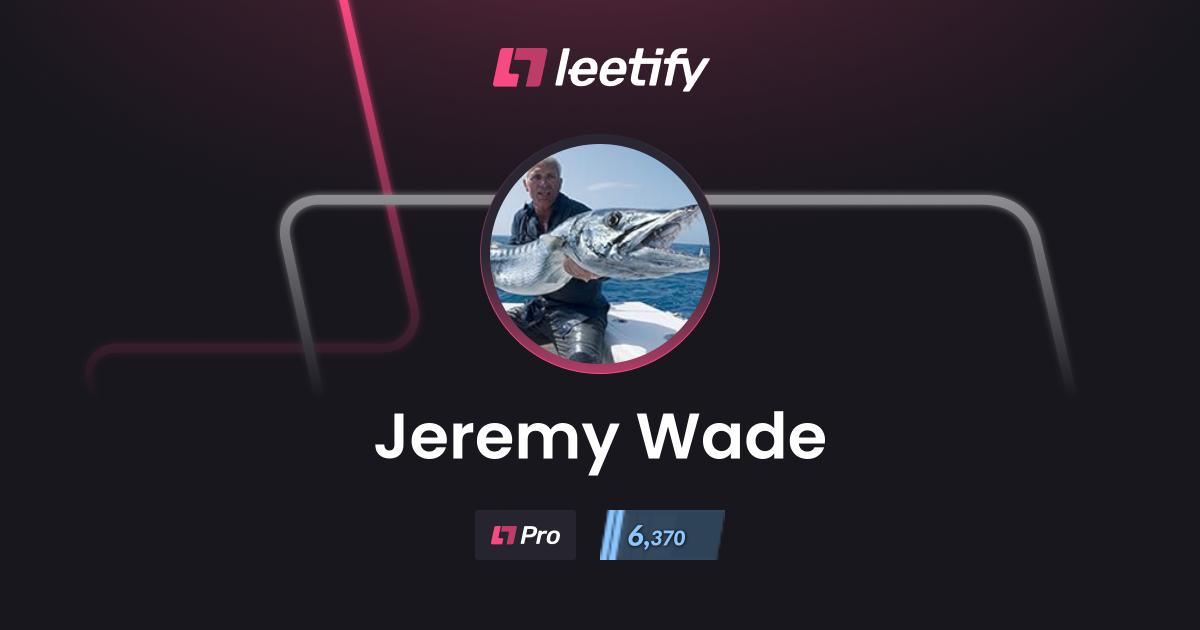 Jeremy Wade - CS2 Stats and Player Profile - Leetify