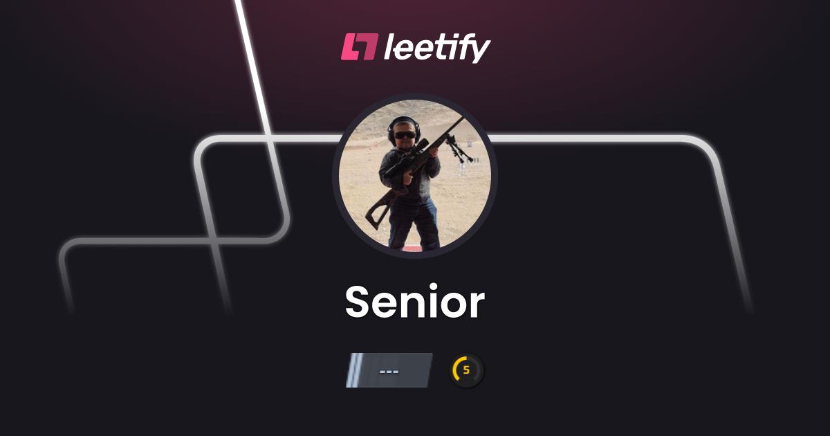 Senior - CS2 Stats and Player Profile - Leetify