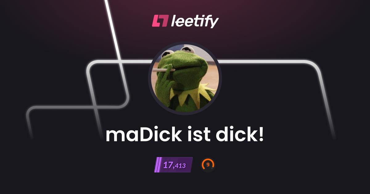 maDick ist dick! - CS2 Stats and Player Profile - Leetify