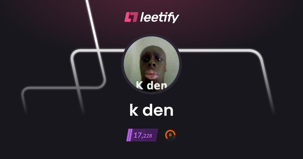 k den - CS2 Stats and Player Profile - Leetify