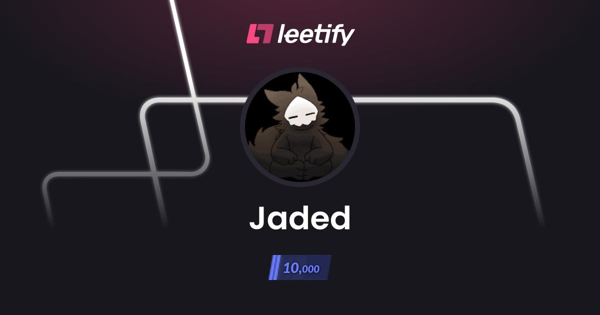 Jaded - CS2 Stats and Player Profile - Leetify