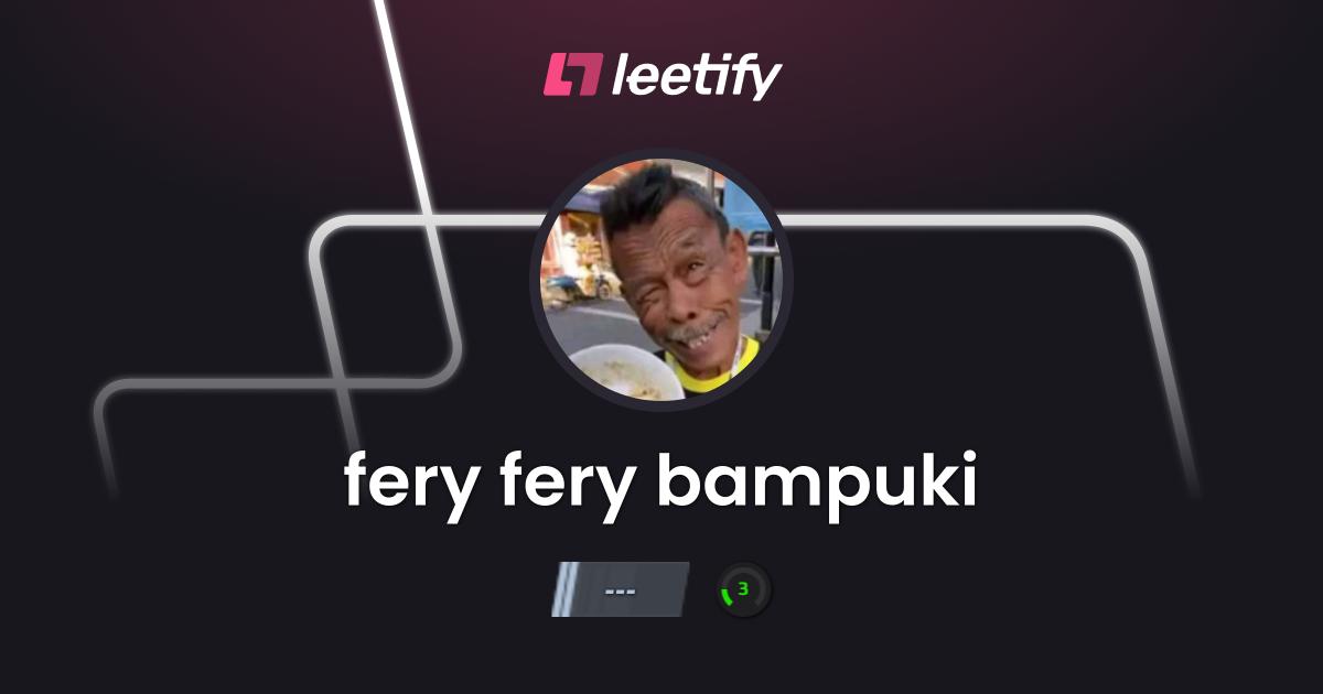 fery fery bampuki - CS2 Stats and Player Profile - Leetify