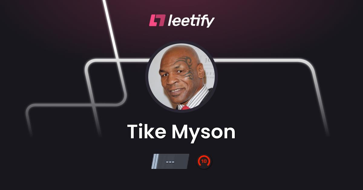 Tike Myson - CS2 Stats and Player Profile - Leetify