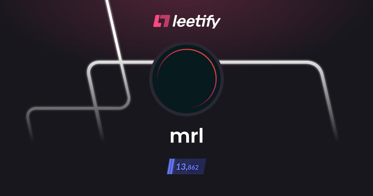 mrl - CS2 Stats and Player Profile - Leetify