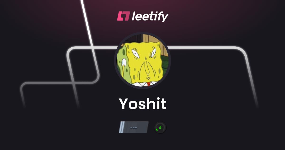 Yoshit - CS2 Stats and Player Profile - Leetify