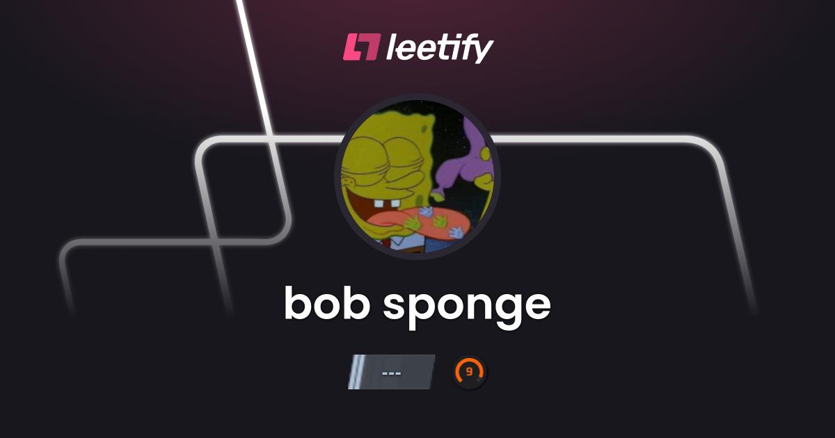 bob sponge - CS2 Stats and Player Profile - Leetify