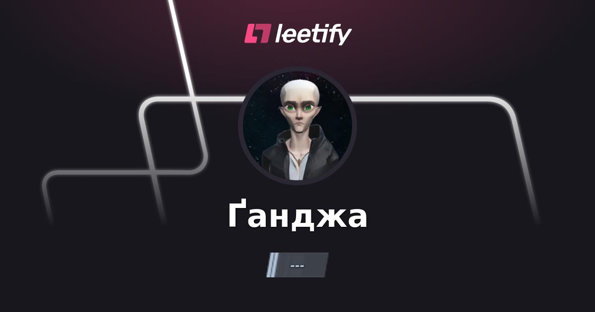 Ґанджа - CS2 Stats and Player Profile - Leetify