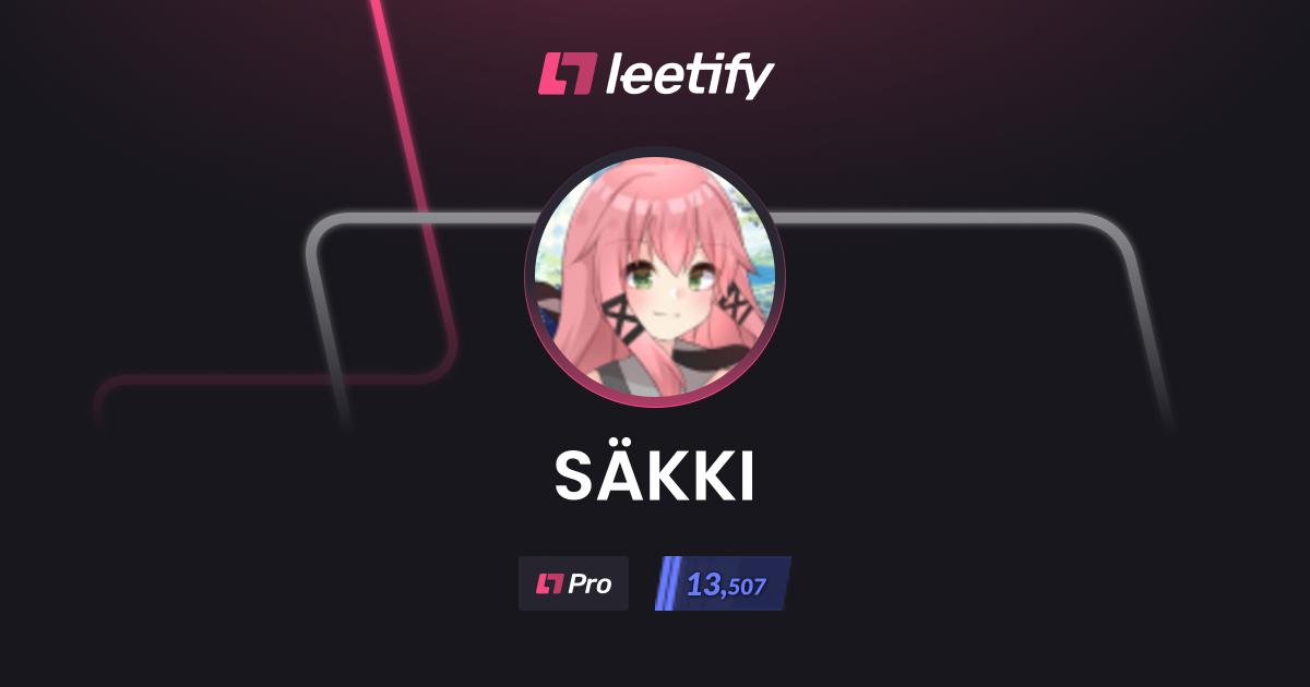 SÄKKI - CS2 Stats and Player Profile - Leetify