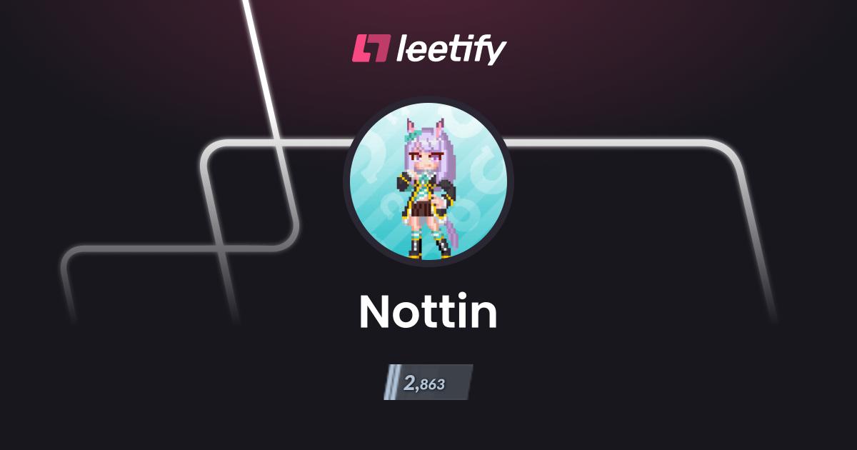Nottin - CS2 Stats and Player Profile - Leetify