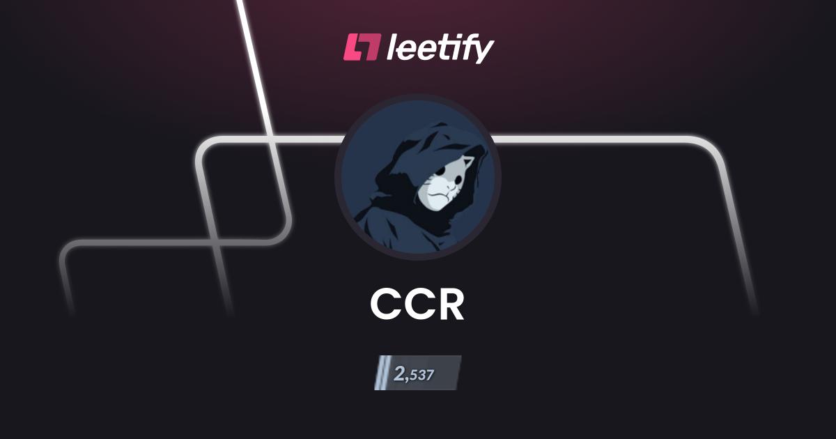 CCR - CS2 Stats and Player Profile - Leetify