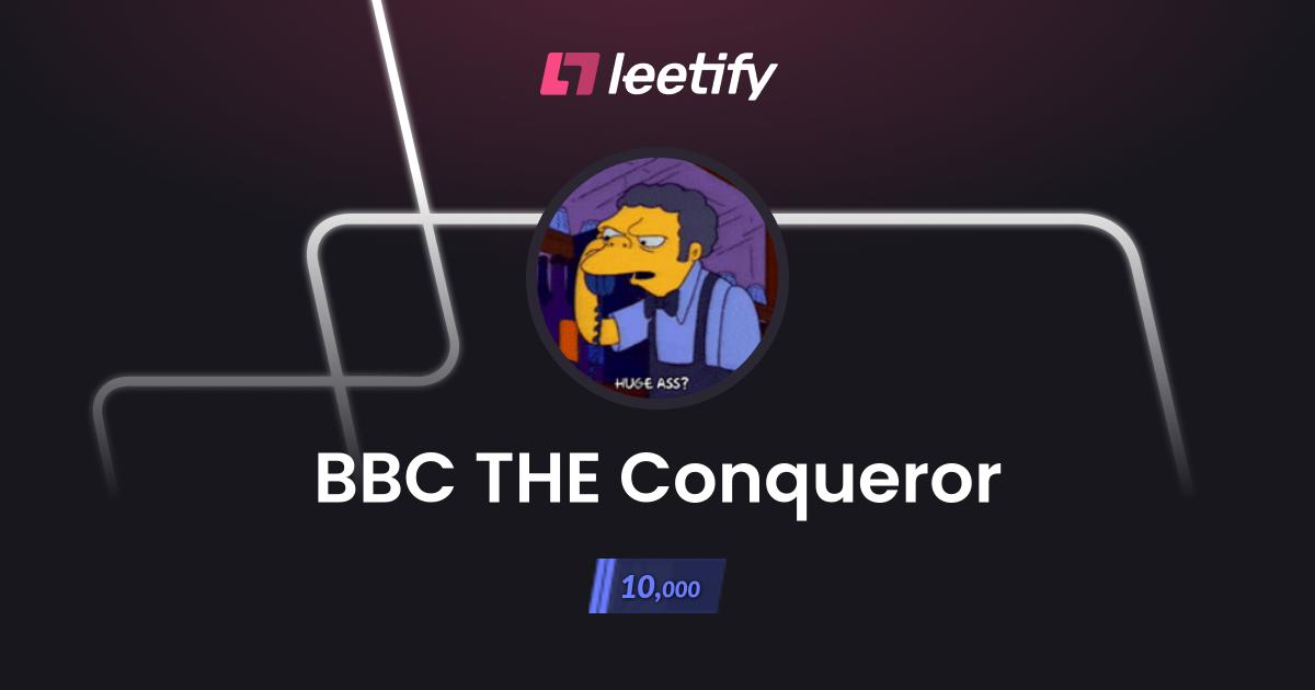 BBC THE Conqueror - CS2 Stats and Player Profile - Leetify