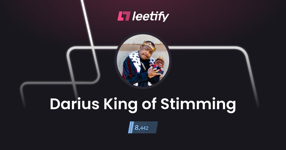 Darius King Of Stimming Cs2 Stats And Player Profile Leetify